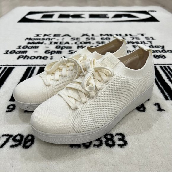 Fitflop | Shoes | Fitflop Rally E Multiknit Sneakers Cream | Poshmark